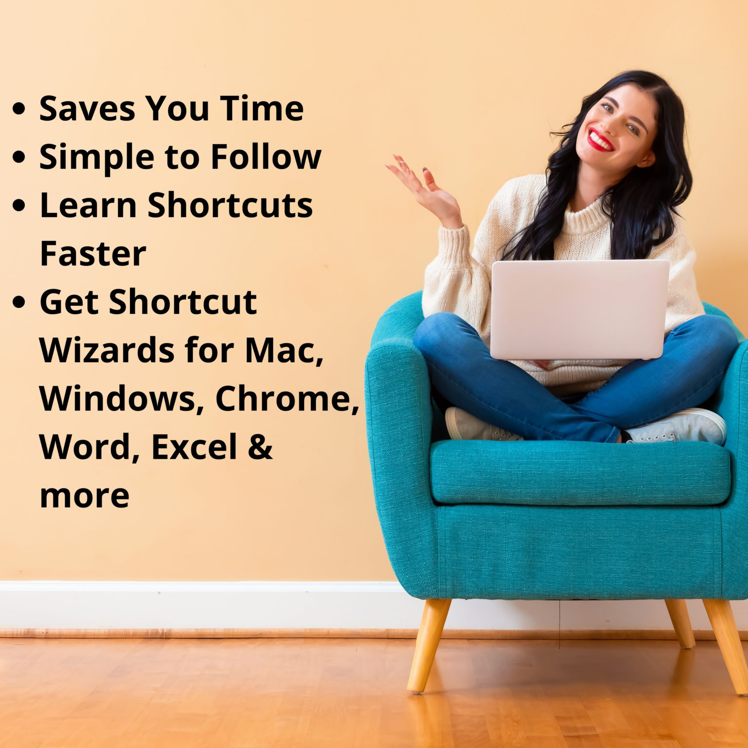 Shortcut Stickers for Chromebook, Apple Macbook, Windows, Word and more